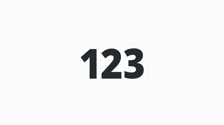 Number (Connect) · Modus Icons