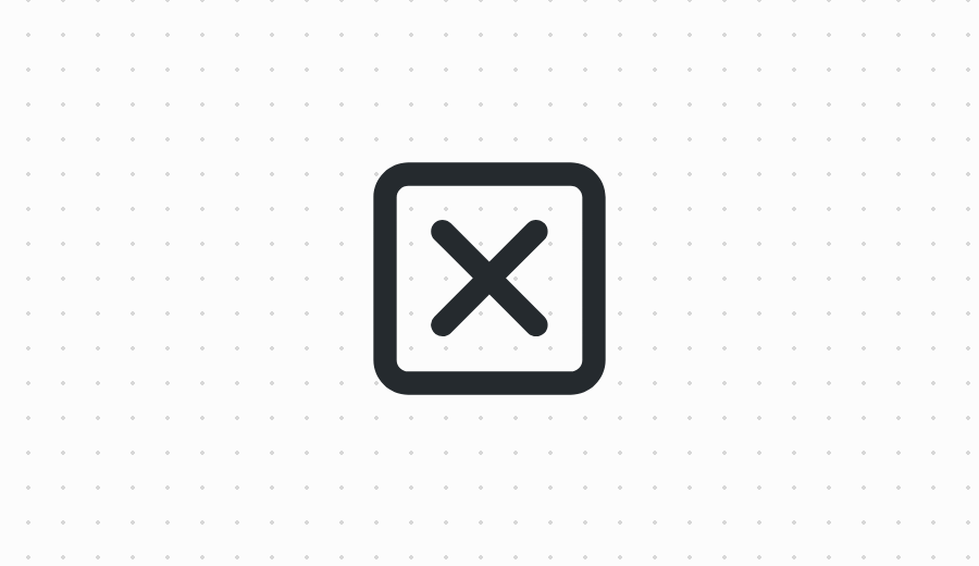 Cancel Square Outlined (Modus Solid) · Modus Icons